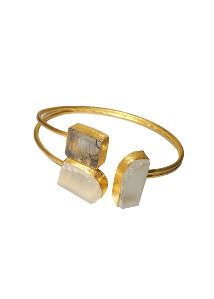 Ruta Rutile Quartz Cuff – ShopMombasa
